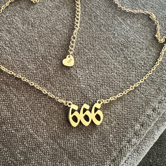 Jewelry | 18k Gold Angel Number Pendant Necklace | Poshmark